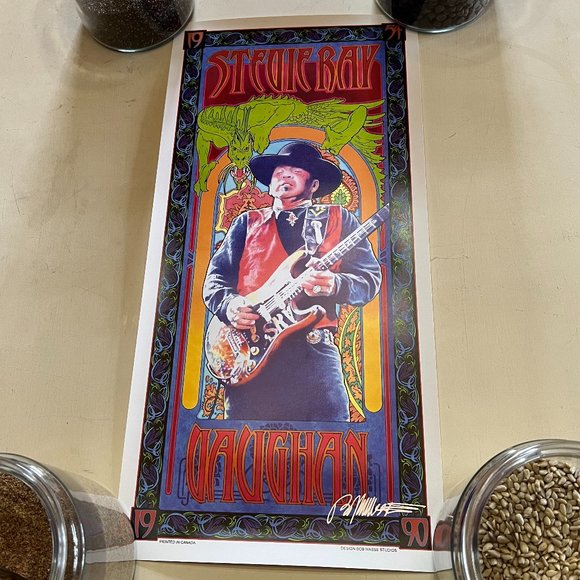 Bob Masse | Art | Nm Stevie Ray Vaughan Print Signed By Bob Masse 25 X ...